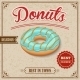 Donut Retro Poster, Vectors | GraphicRiver