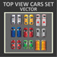 Top View Cars Set, Vectors | GraphicRiver