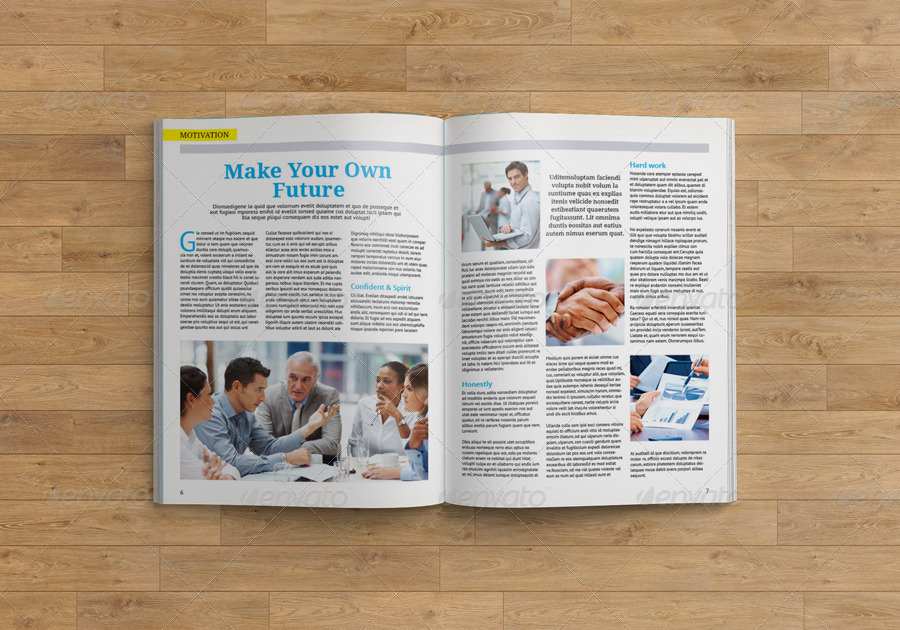 Elements Magazine Template, Print Templates | GraphicRiver