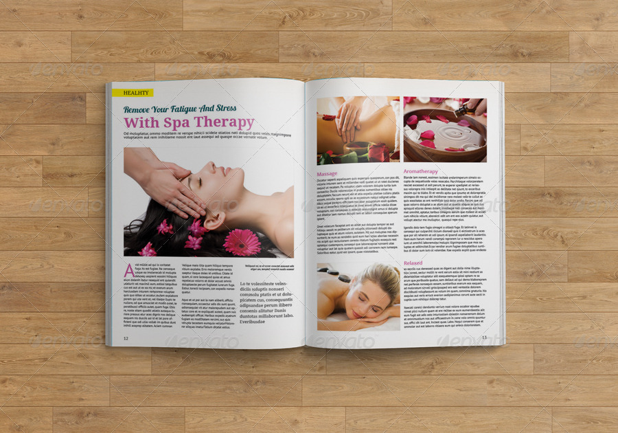 Elements Magazine Template, Print Templates | GraphicRiver