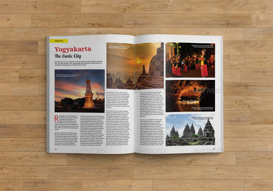 Elements Magazine Template, Print Templates | GraphicRiver