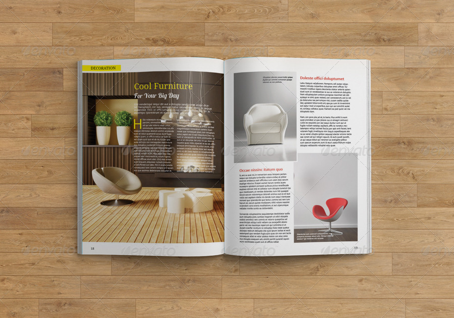 Elements Magazine Template, Print Templates | GraphicRiver