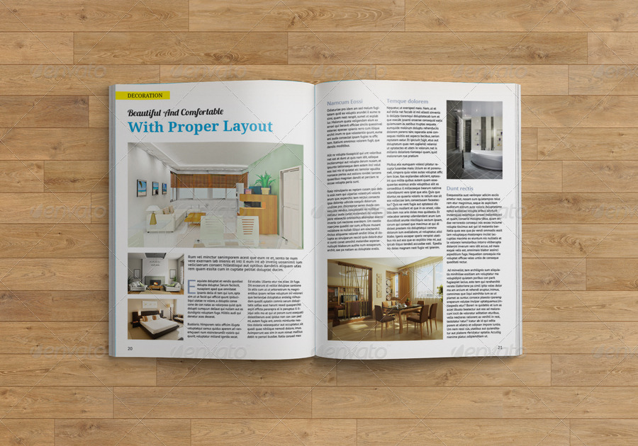 Elements Magazine Template, Print Templates | GraphicRiver