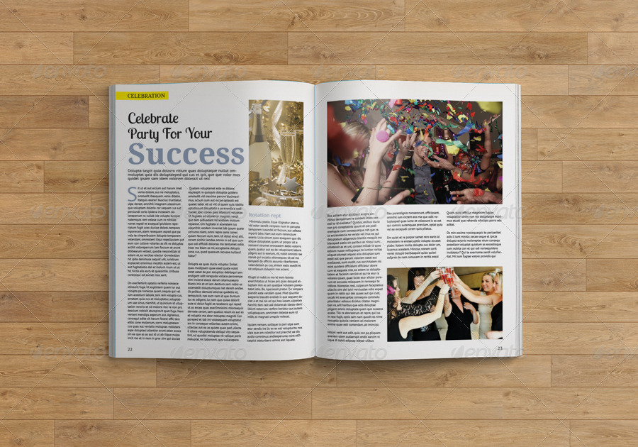 Elements Magazine Template, Print Templates | GraphicRiver