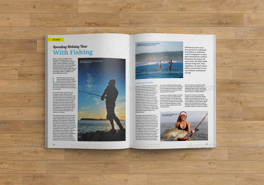 Elements Magazine Template, Print Templates | GraphicRiver