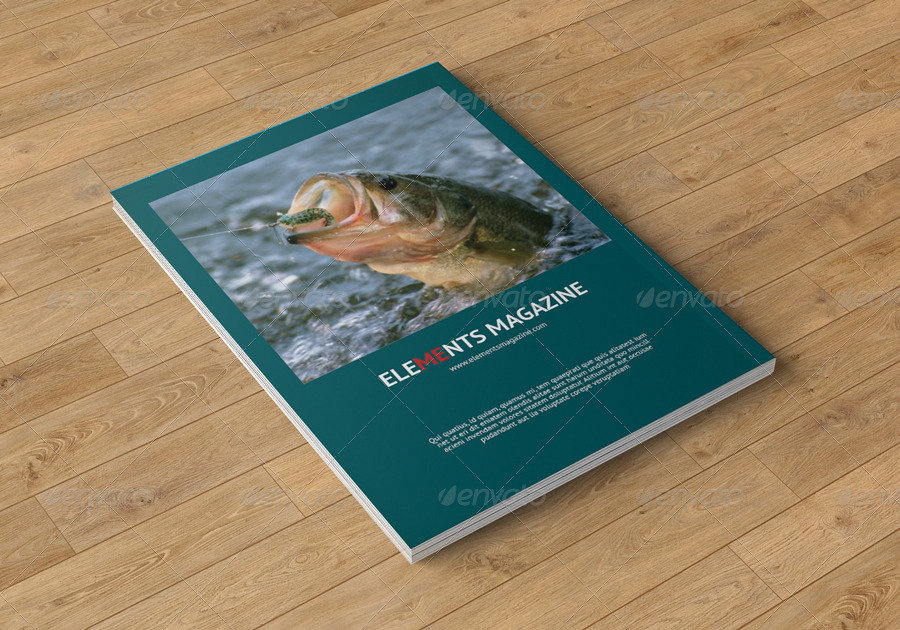 Elements Magazine Template, Print Templates | GraphicRiver