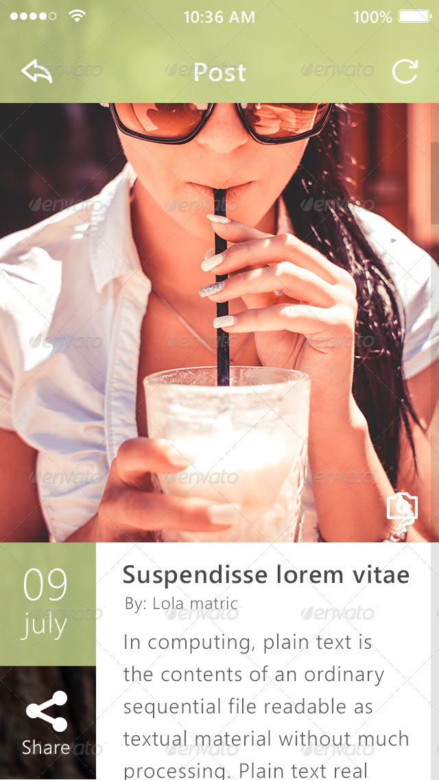 Clearapp - Flat Mobile App UI, Web Elements | GraphicRiver