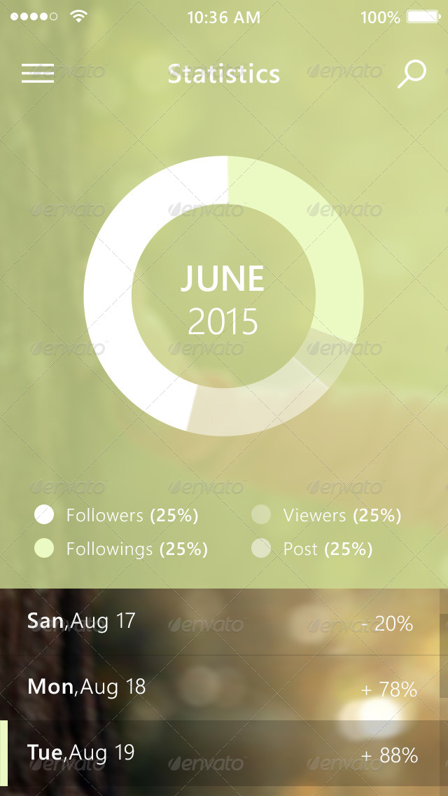 Clearapp - Flat Mobile App UI, Web Elements | GraphicRiver