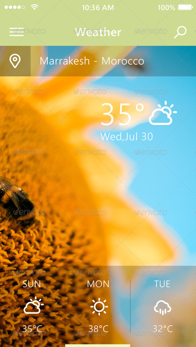 Clearapp - Flat Mobile App UI, Web Elements | GraphicRiver