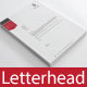 Clean Reference Letterhead Design, Print Templates | GraphicRiver