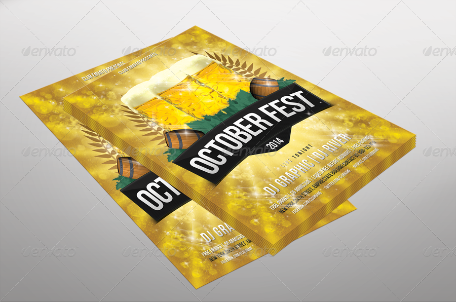 October Fest Flyer, Print Templates | GraphicRiver