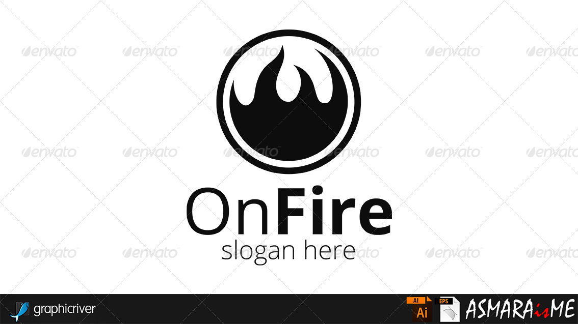 On Fire Logo Template, Logo Templates | GraphicRiver