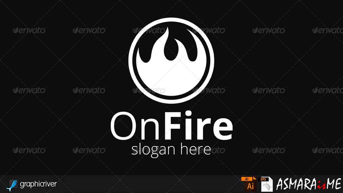 On Fire Logo Template, Logo Templates | GraphicRiver