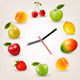 Clock with Fruit Diet Time Concept, Vectors | GraphicRiver
