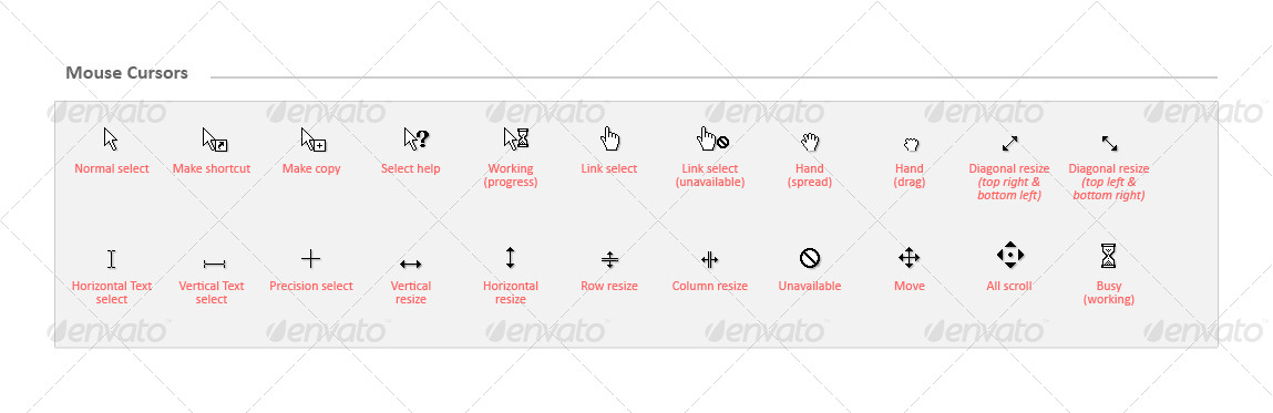 Simple 200 Web Elements, Web Elements | GraphicRiver