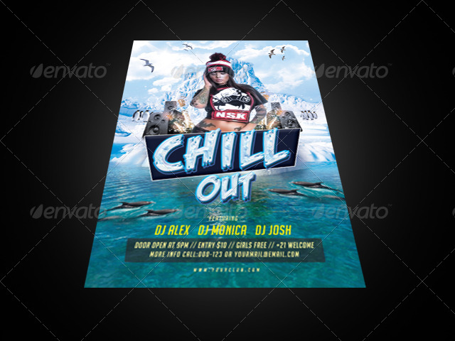 Chill Out Party Flyer, Print Templates | GraphicRiver