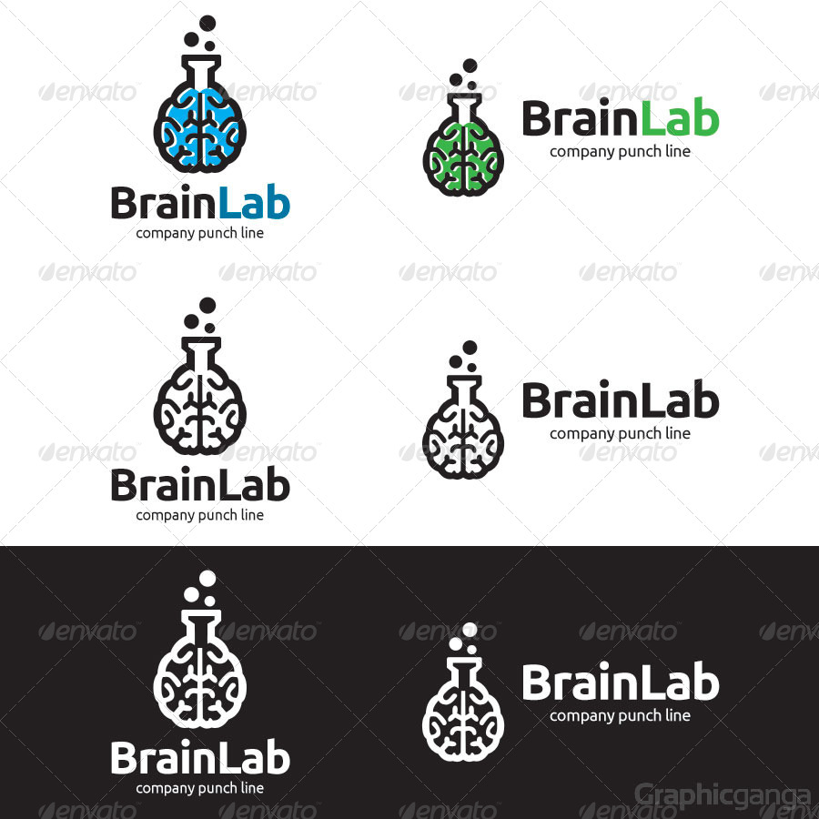 BrainLab, Logo Templates | GraphicRiver