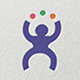 Juggler Logo by bicone | GraphicRiver