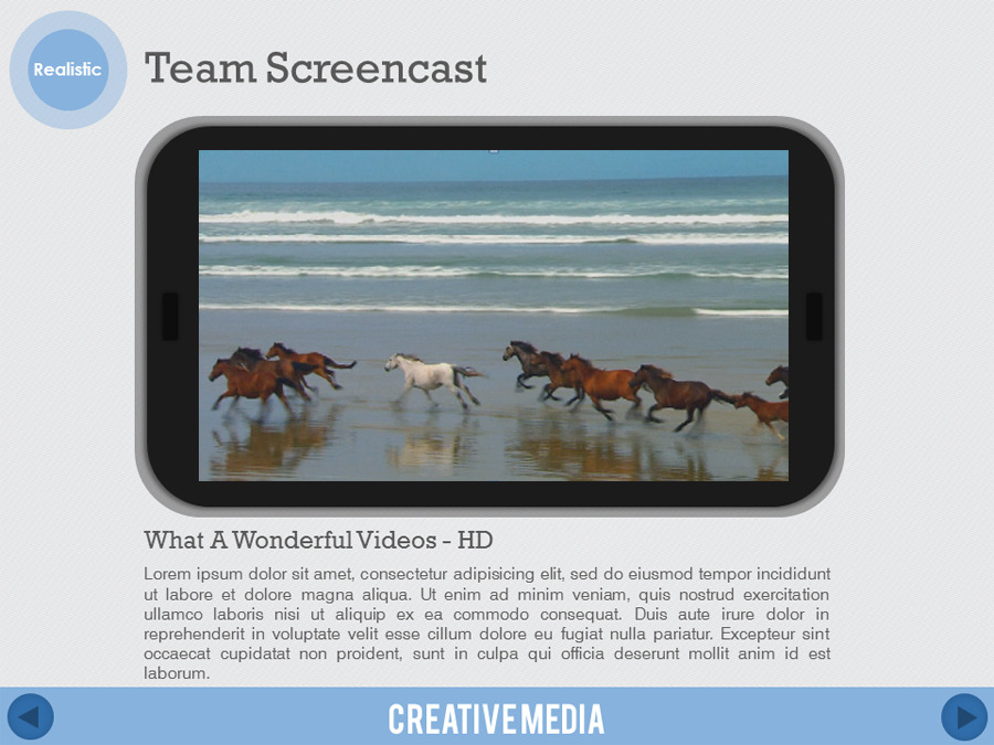 Creative Media Presentation Templates, Presentation Templates ...