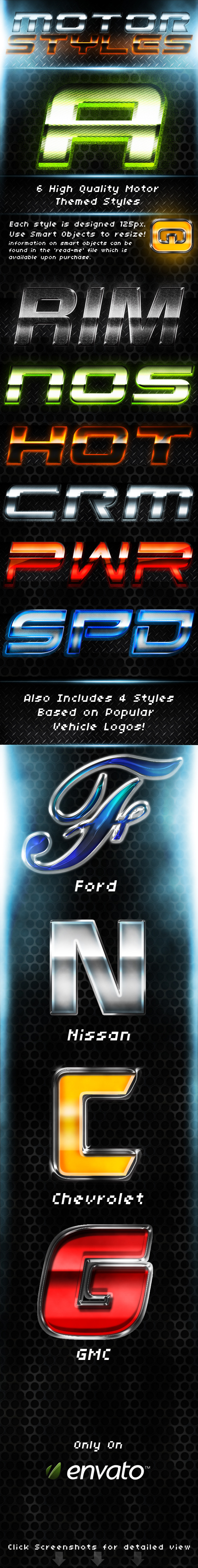 10 Motor Styles by XioxGraphix | GraphicRiver