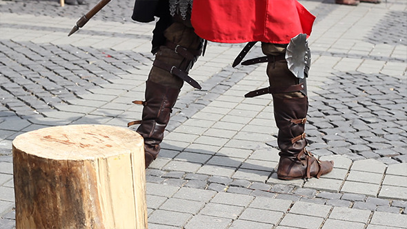 Medieval Knight Boots, Stock Footage | VideoHive