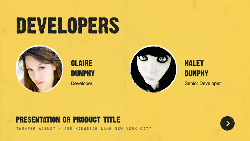 Thumper - Keynote Presentation Template, Presentation Templates ...