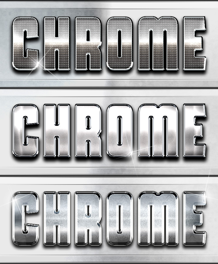 Pure Chrome - Professional Layer Styles, Add-ons | GraphicRiver