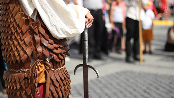 Stand Up Swordsman, Stock Footage | VideoHive