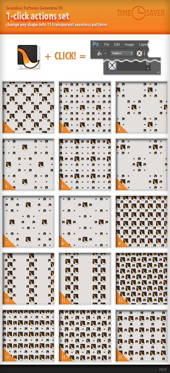 Seamless Patterns Generator III by tamiq | GraphicRiver