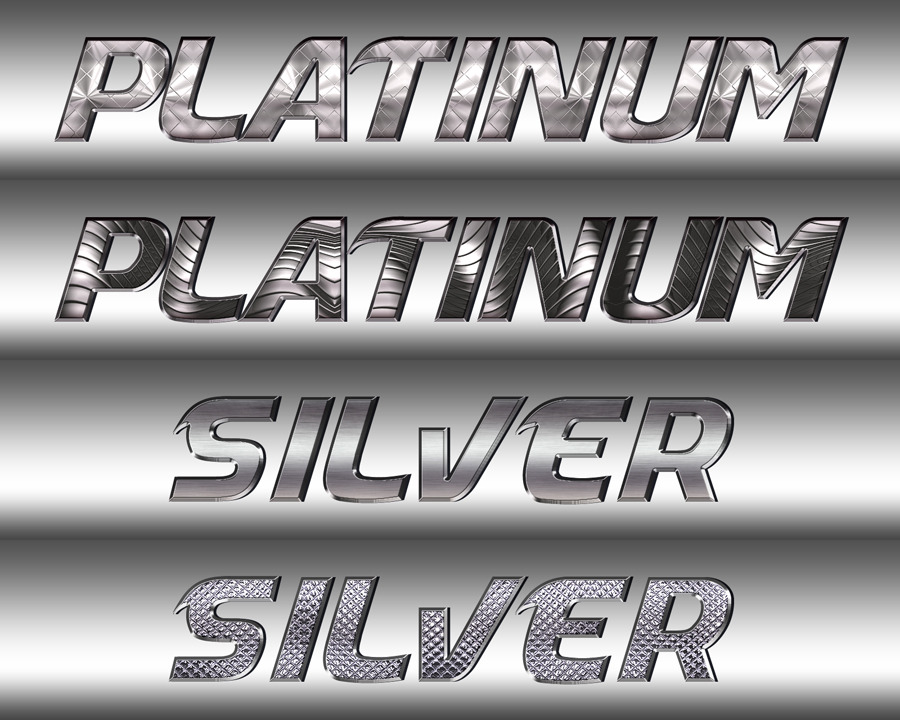 Metal Styles Set Volume Three, Add-ons | GraphicRiver