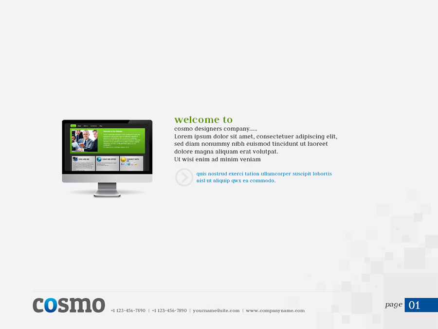 Simple Power point Template Design 01, Presentation Templates ...