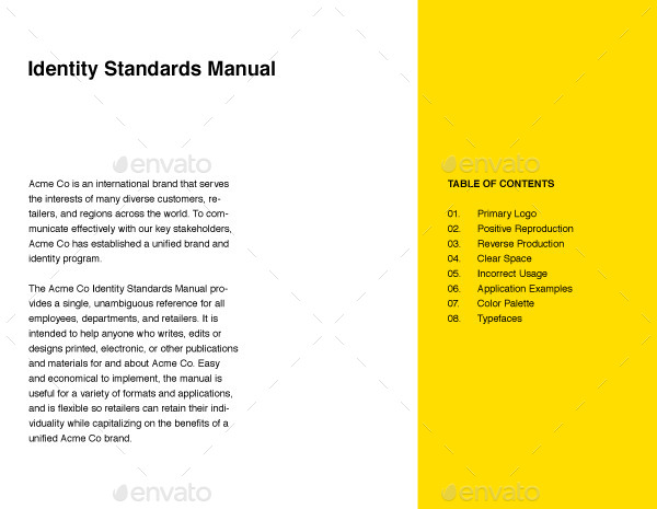 Identity Standards Guide Template, Print Templates | GraphicRiver