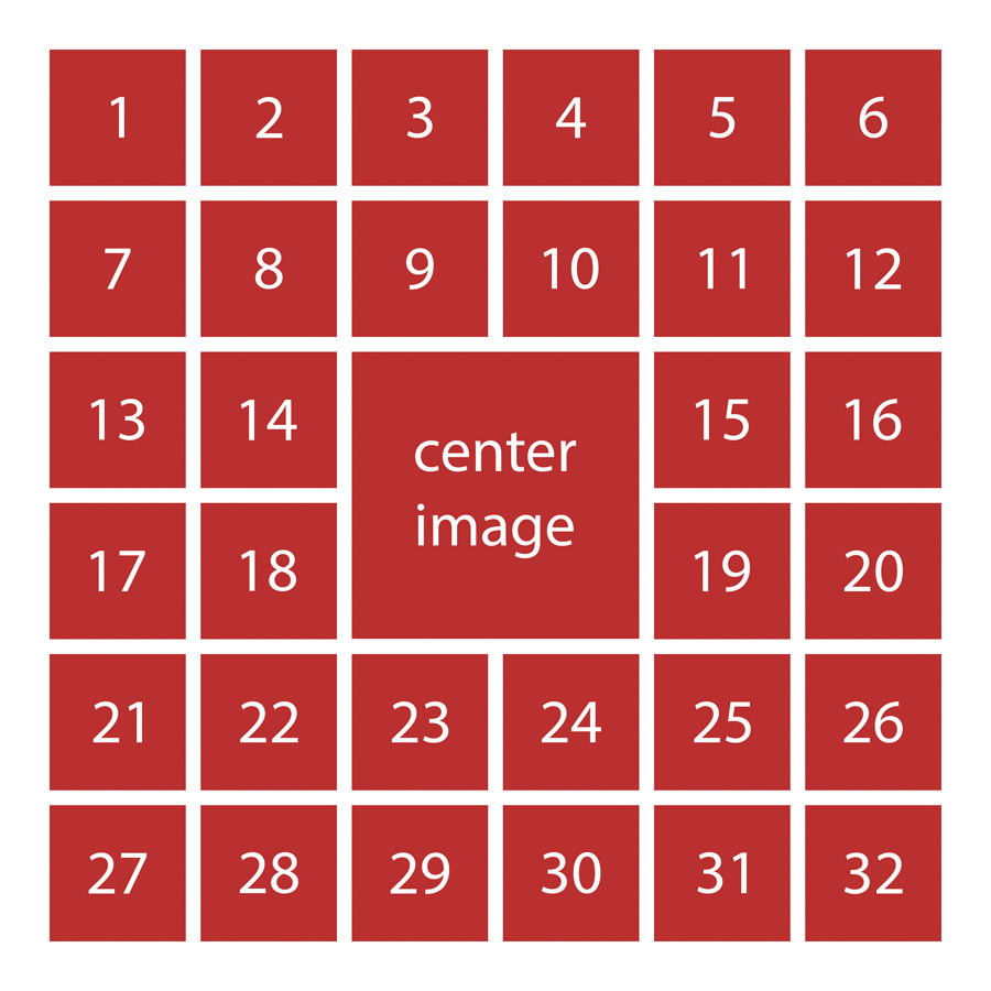 Centered Photocollages Automated Templates, Add-ons | GraphicRiver