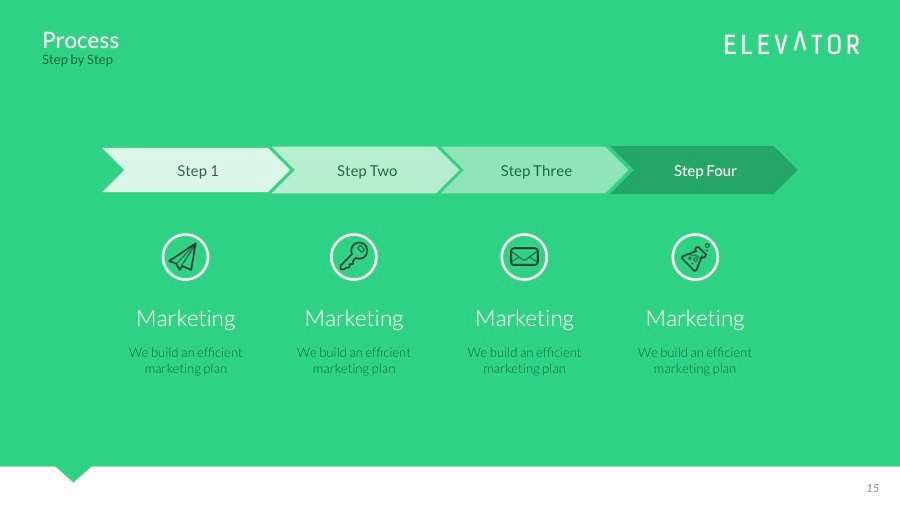 Elevator PowerPoint - Elevate Your Business, Presentation Templates