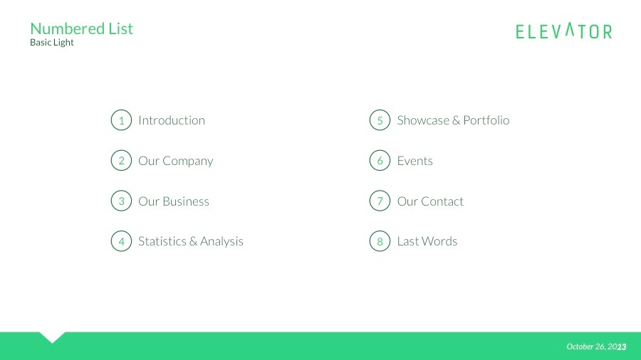 Elevator PowerPoint - Elevate Your Business, Presentation Templates