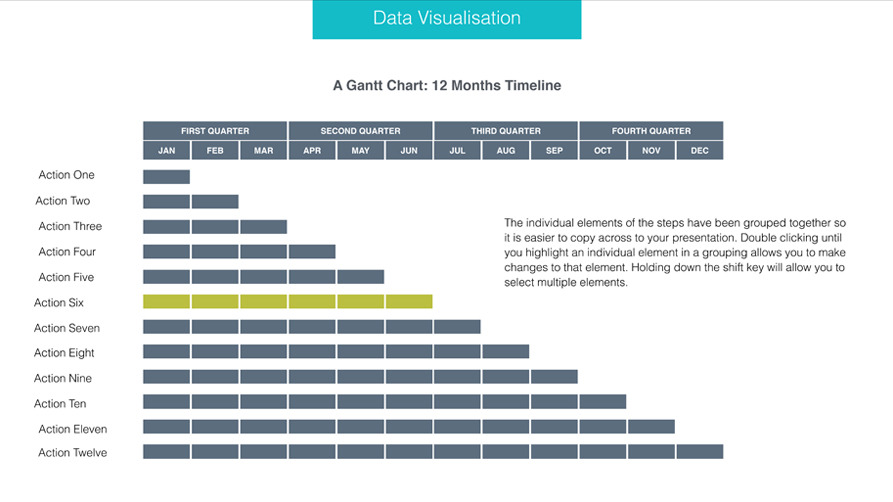 The Data Deck - A Powerpoint Infographics Template, Presentation Templates