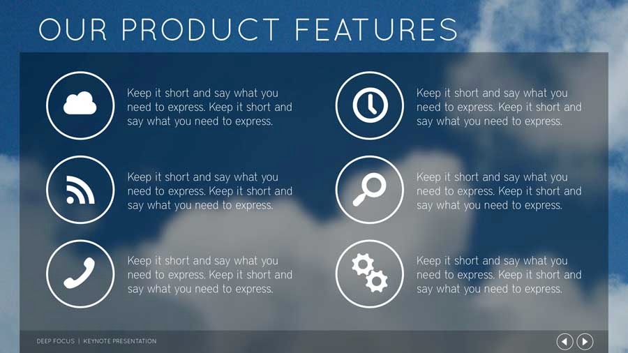 Deep Focus Keynote Presentation Template, Presentation Templates ...