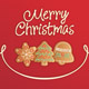 Merry Christmas Cookies Card Red, Vectors | GraphicRiver