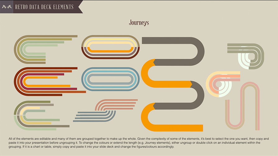 The Data Deck II: Keynote Retro Infographics by mcg | GraphicRiver