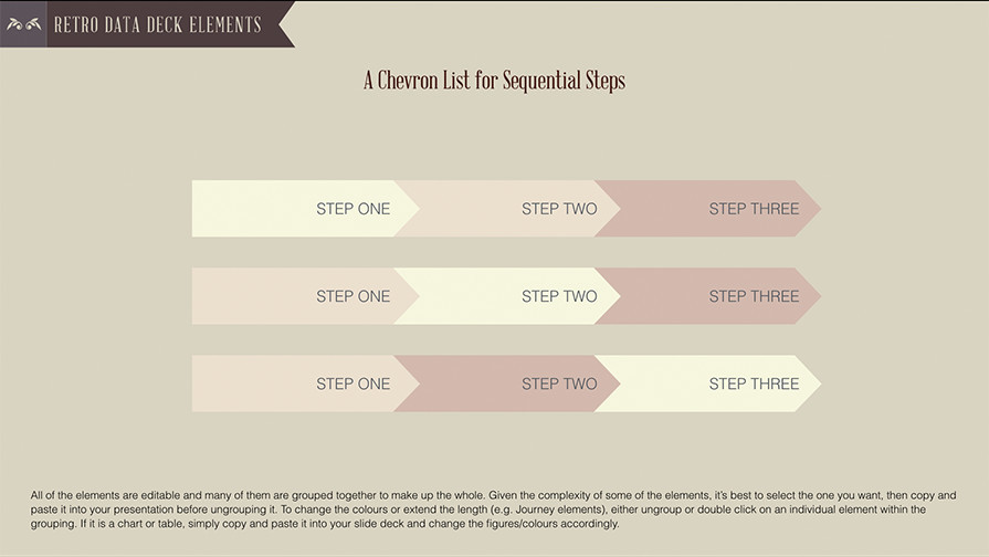The Data Deck II: Retro Powerpoint Infographics, Presentation Templates