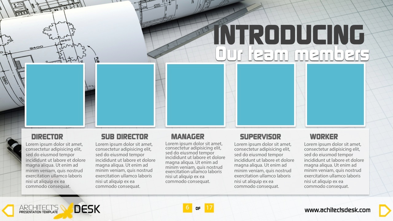 Architects Desk Presentation, Presentation Templates | GraphicRiver