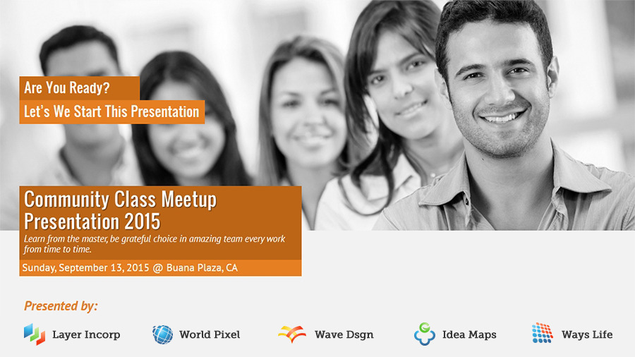 Community Class Meetup Presentation Templates by arvaone | GraphicRiver