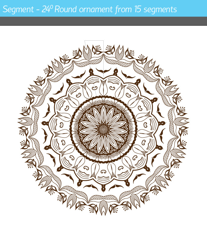 9 Templates For Round Ornament Creation, Add-ons | GraphicRiver