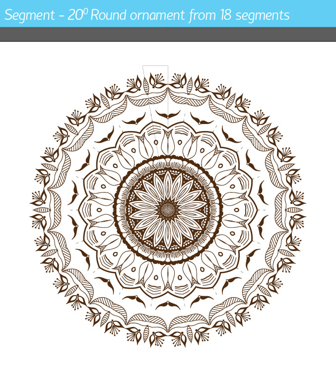 9 Templates For Round Ornament Creation, Add-ons | GraphicRiver