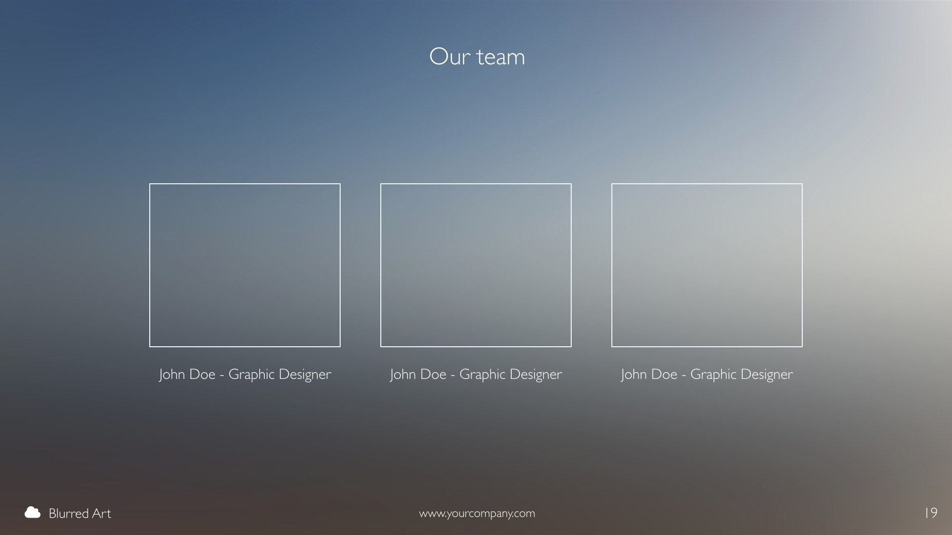 Blurred Art - Creative Keynote Template , Presentation Templates ...