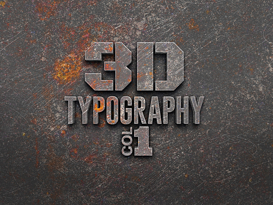 3D Text Col 1, Add-ons | GraphicRiver