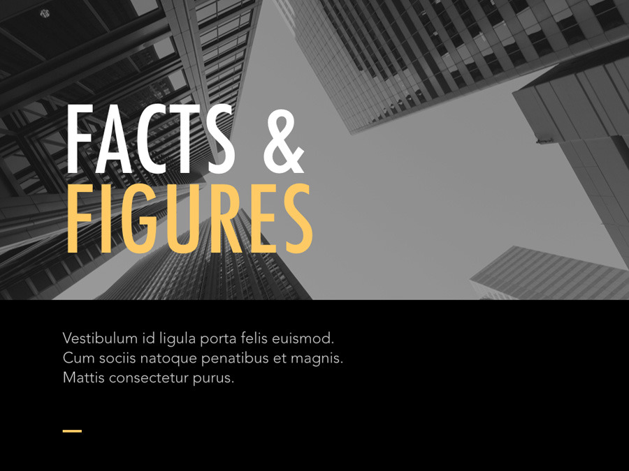 Facts & Figures PowerPoint Template, Presentation Templates | GraphicRiver