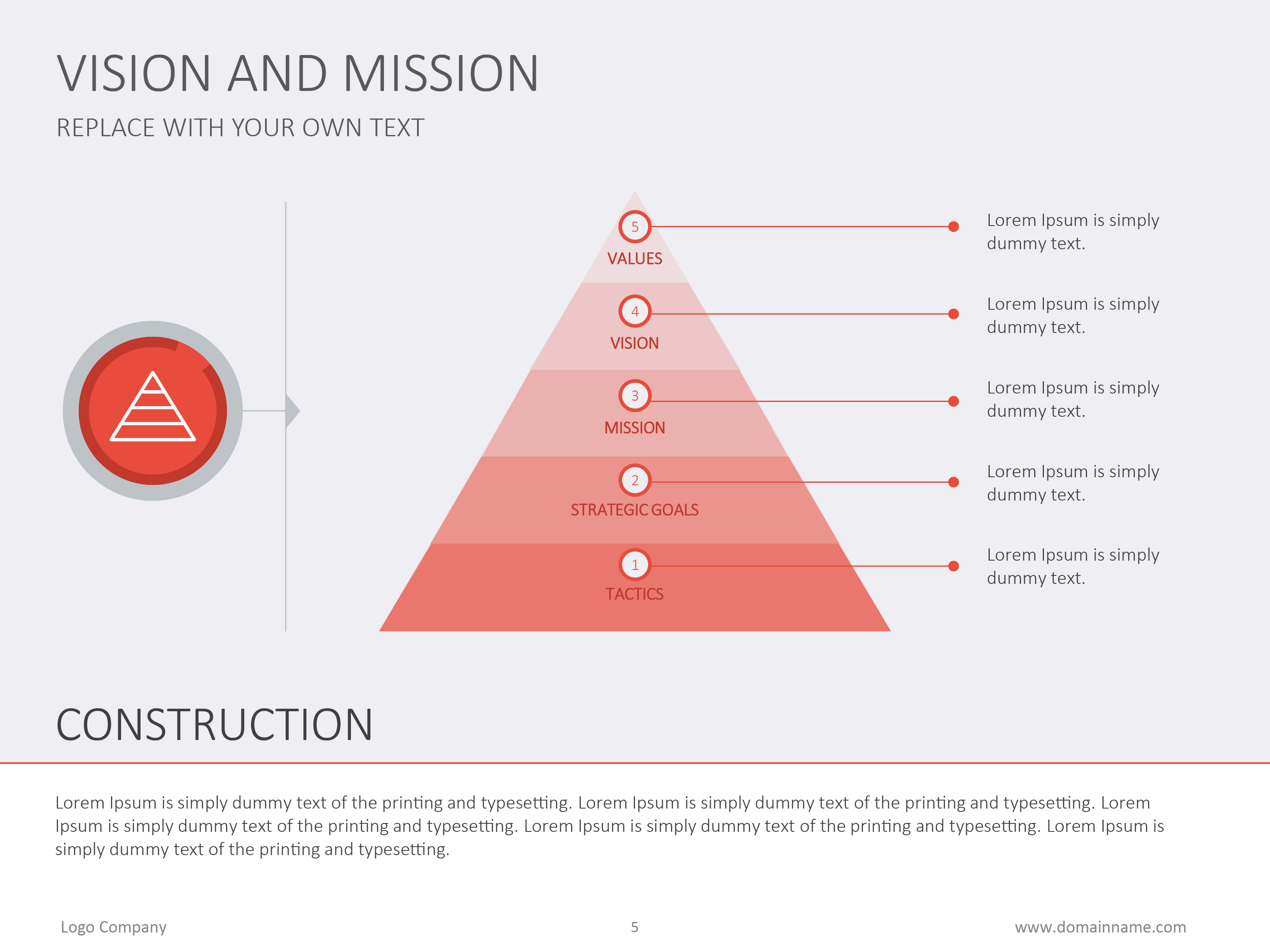 Vision & Mission Flat by Slideshop | GraphicRiver
