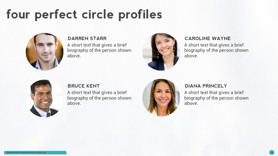 Paper Shapes Powerpoint Presentation Templates, Presentation Templates