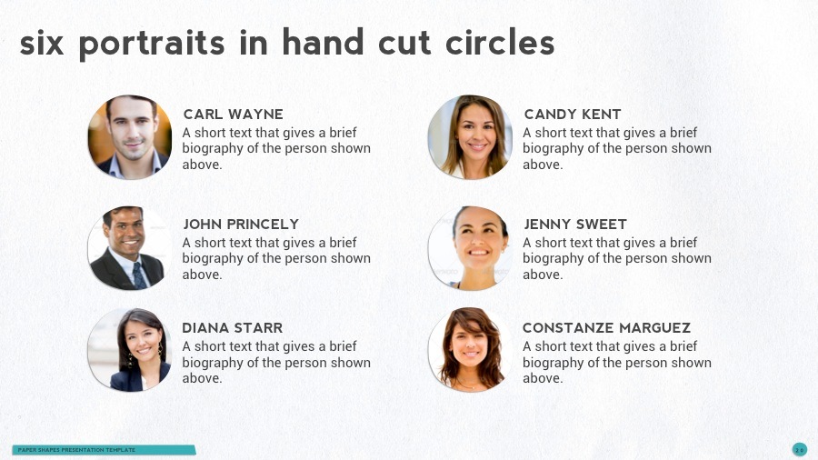 Paper Shapes Powerpoint Presentation Templates, Presentation Templates